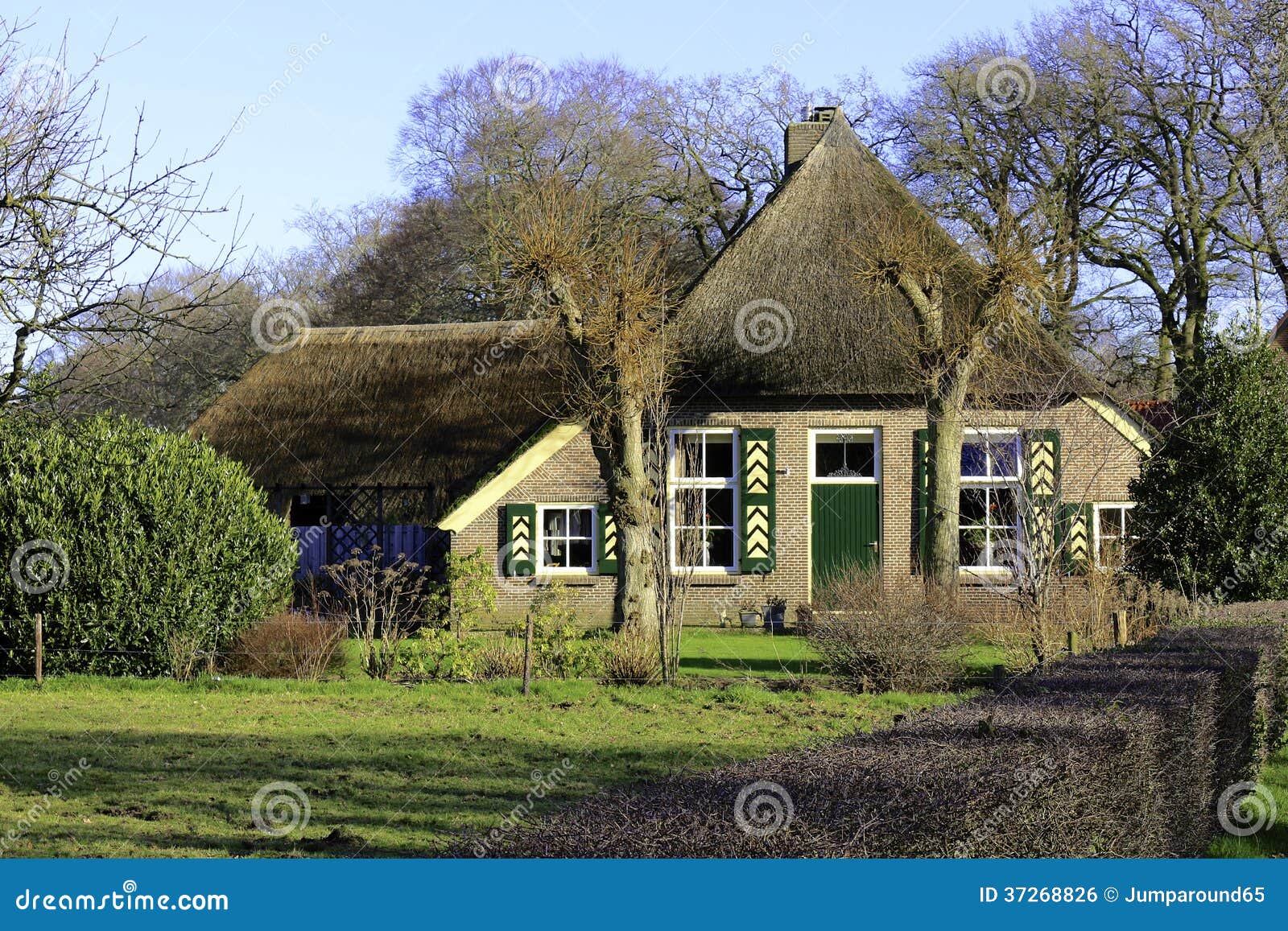 Dutch farmhouse stock photo. Image of flower, netherlands - 37268826