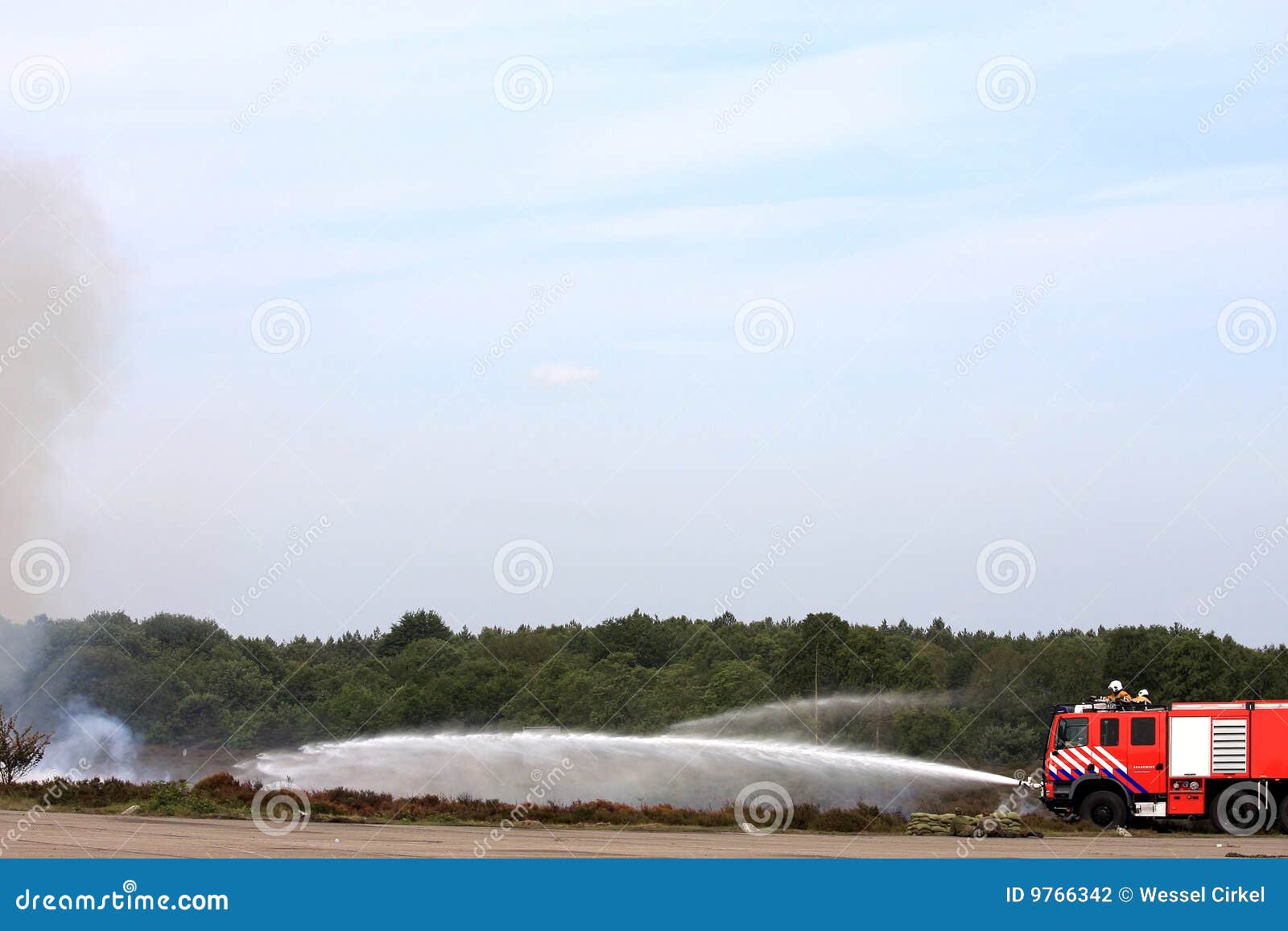 Dutch Fire Brigade in Action Stock Photo - Image of brigade, action ...