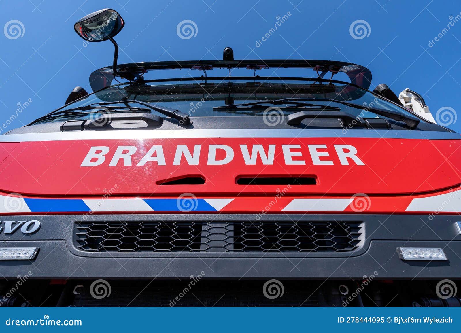 Dutch fire engine editorial image. Image of protection - 278444095