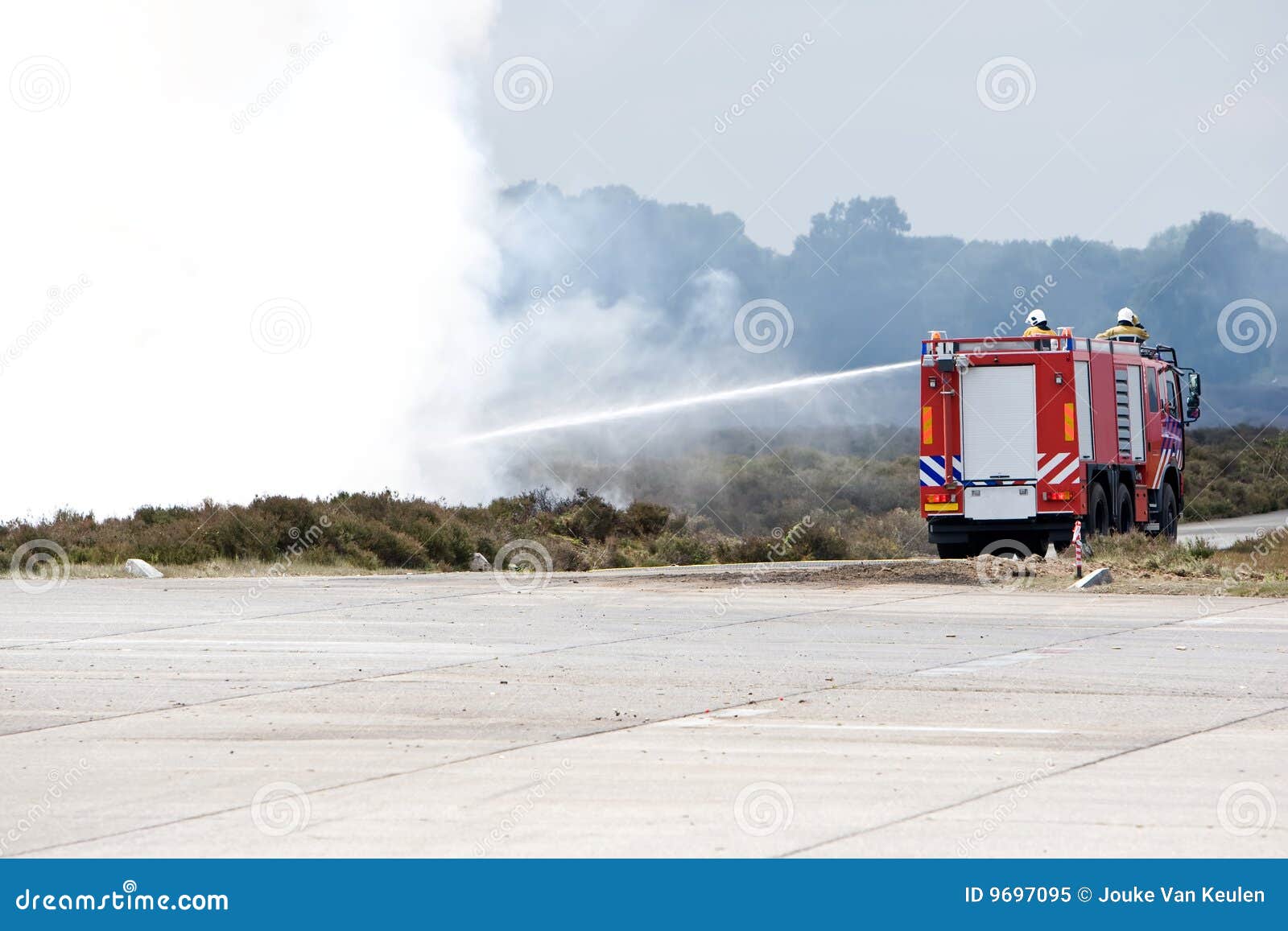 Dutch Fire Fighter Truck Picture. Image: 9697095