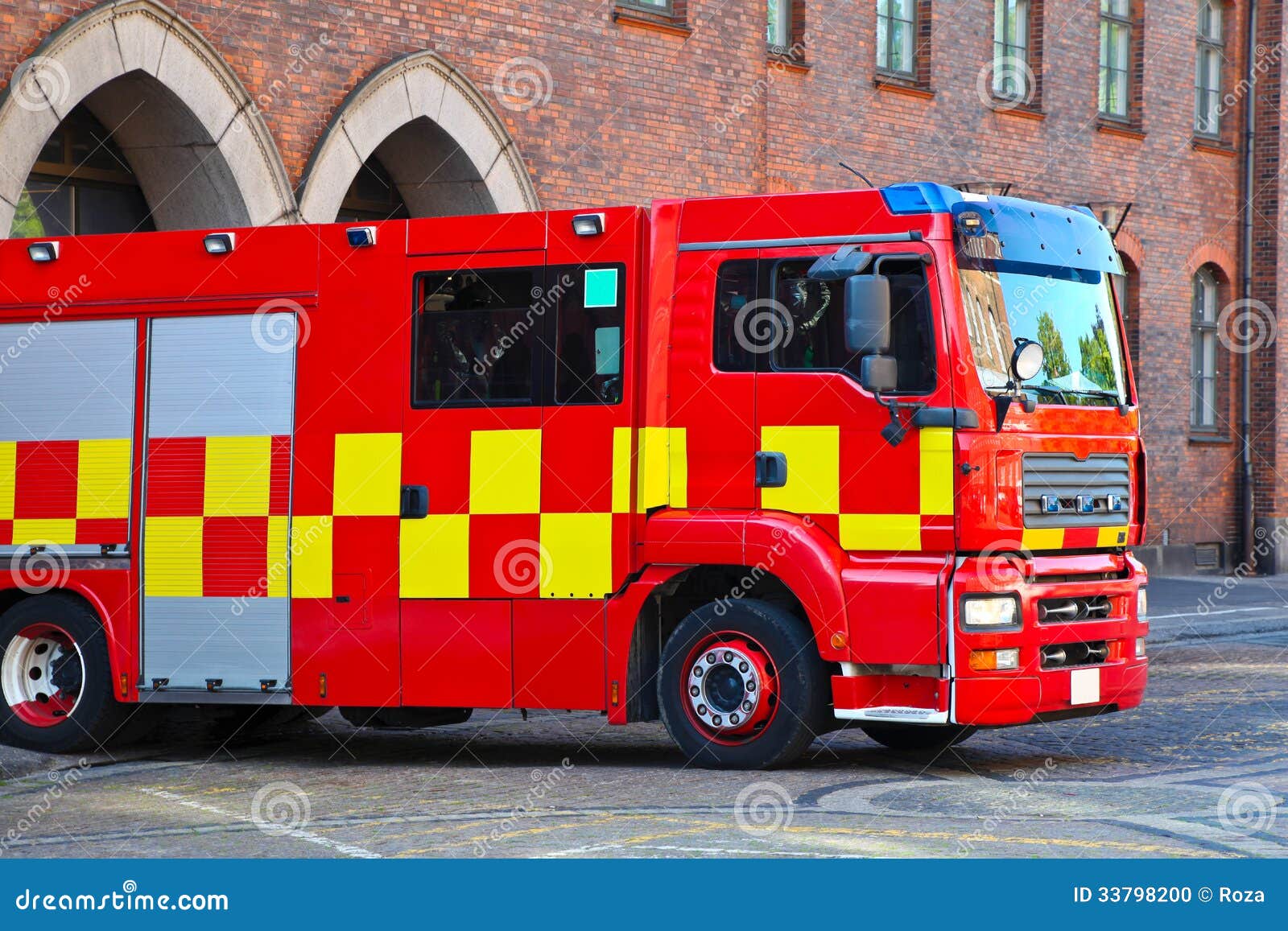 Dutch Fire Truck stock photo. Image of automobile, department - 33798200