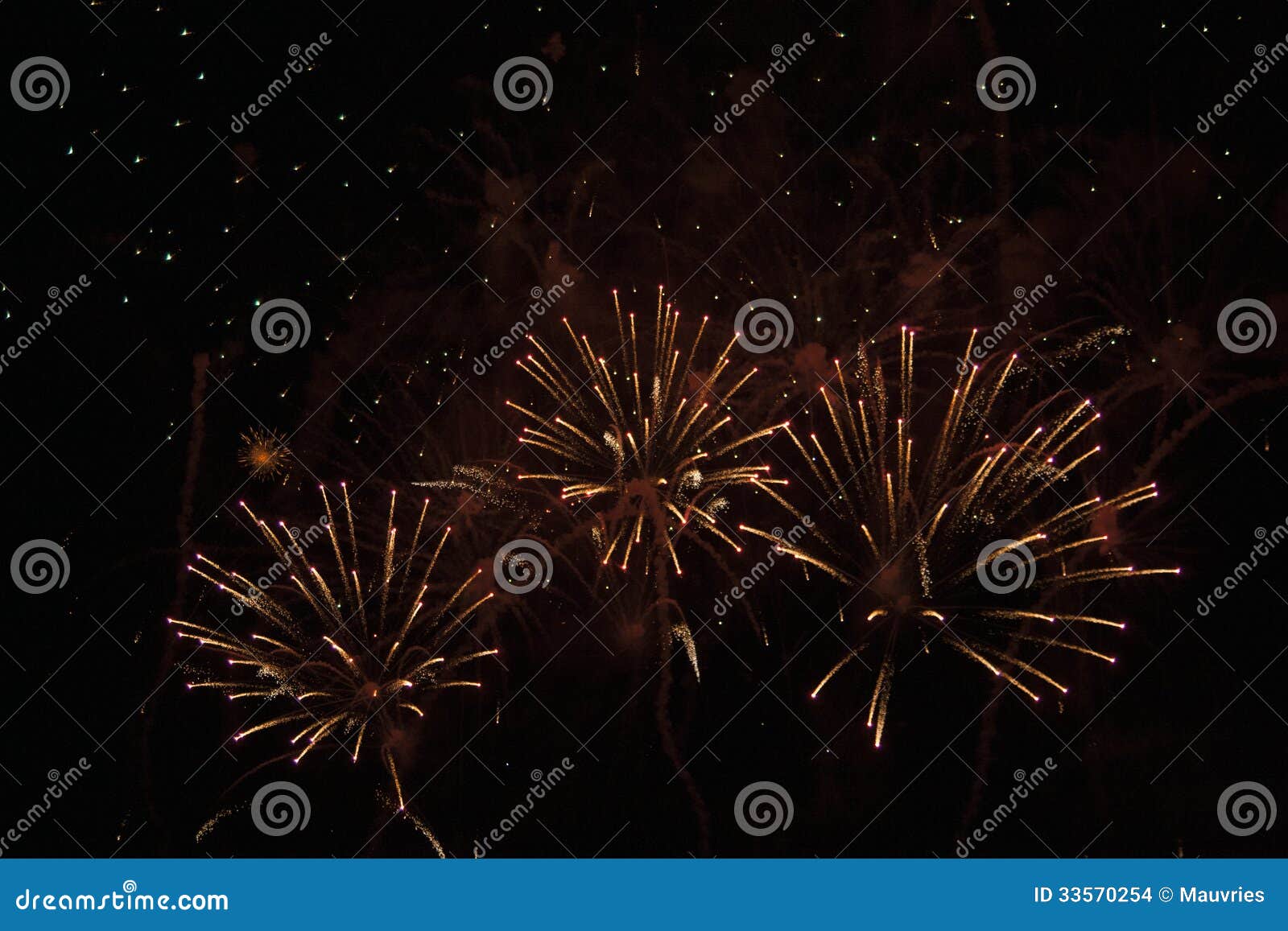 Dutch fire works Fireworks stock photo. Image of colorful - 33570254