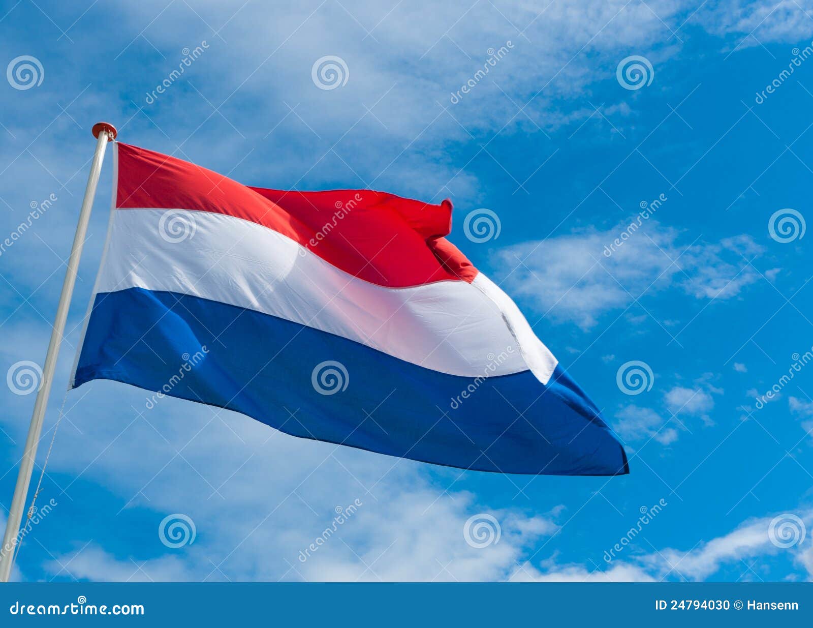 Dutch flag stock photo. Image of star, spring, holiday - 24794030