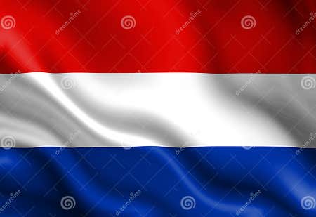 Dutch flag stock illustration. Illustration of flag, country - 5292486