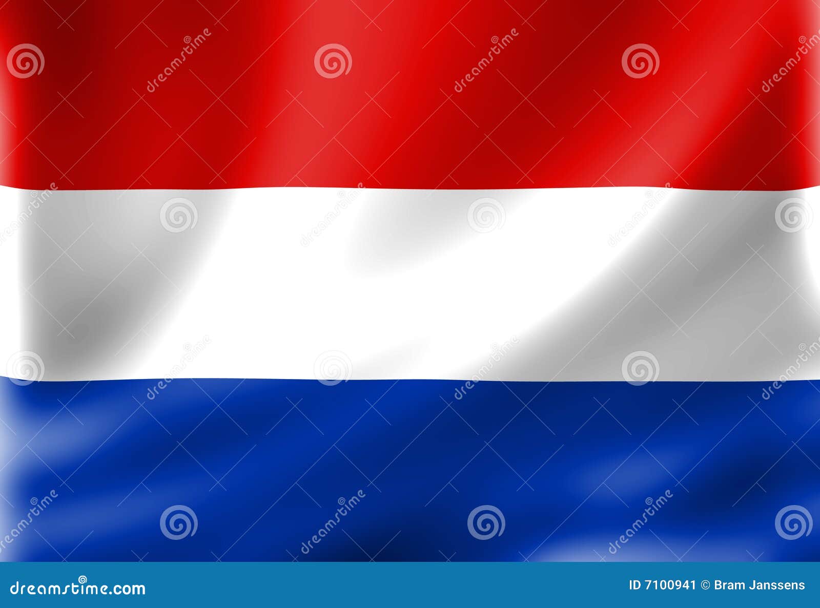 Dutch flag stock illustration. Illustration of government - 7100941