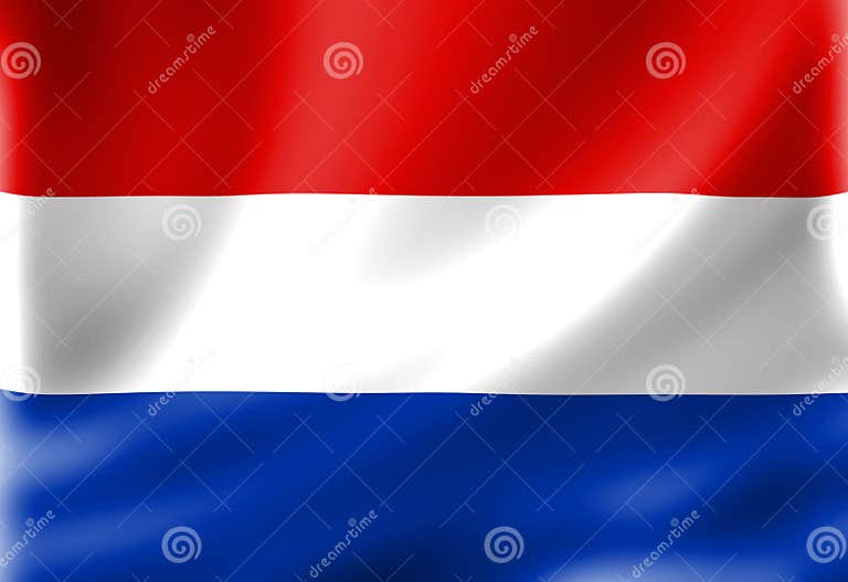 Dutch flag stock illustration. Illustration of government - 7100941