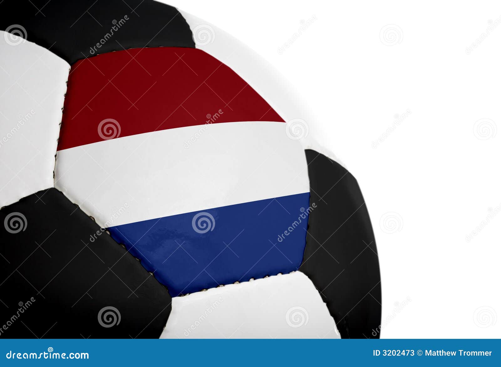 Dutch Flag - Football stock image. Image of holland, isolated - 3202473