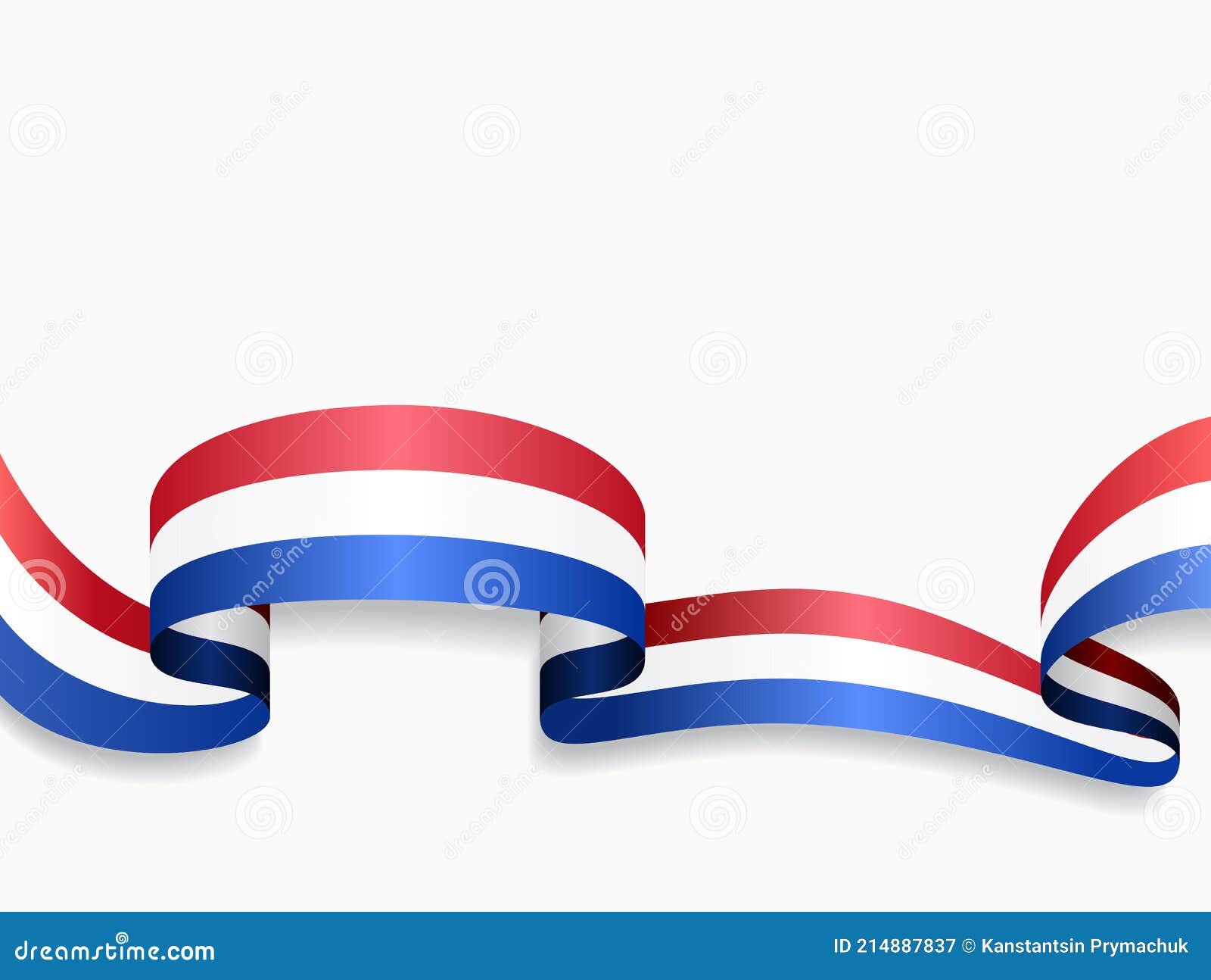 Dutch Flag Wavy Abstract Background. Vector Illustration. Stock Vector ...