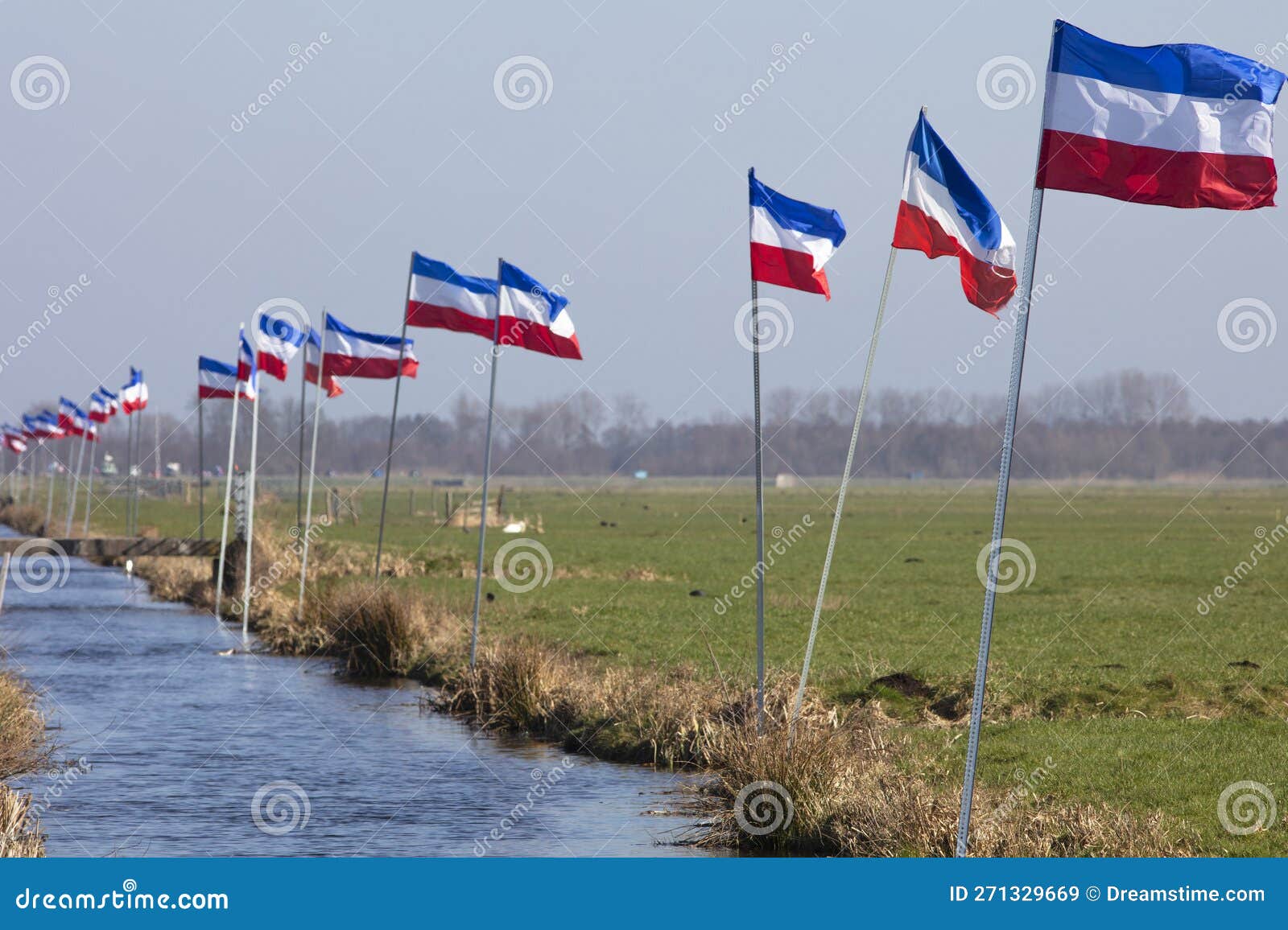 Dutch Flags Upside Down because of Farmer Protest in the Netherlands ...
