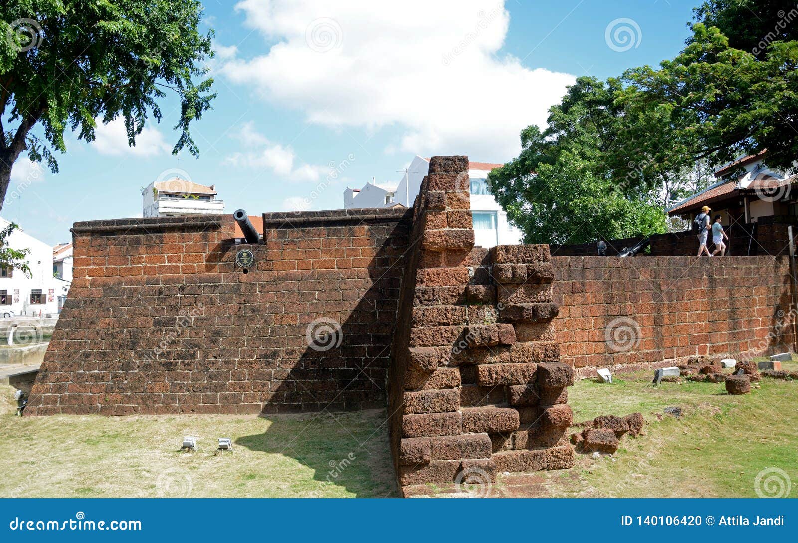 Dutch Fort, Melaka, Malaysia Editorial Image - Image of tradition ...