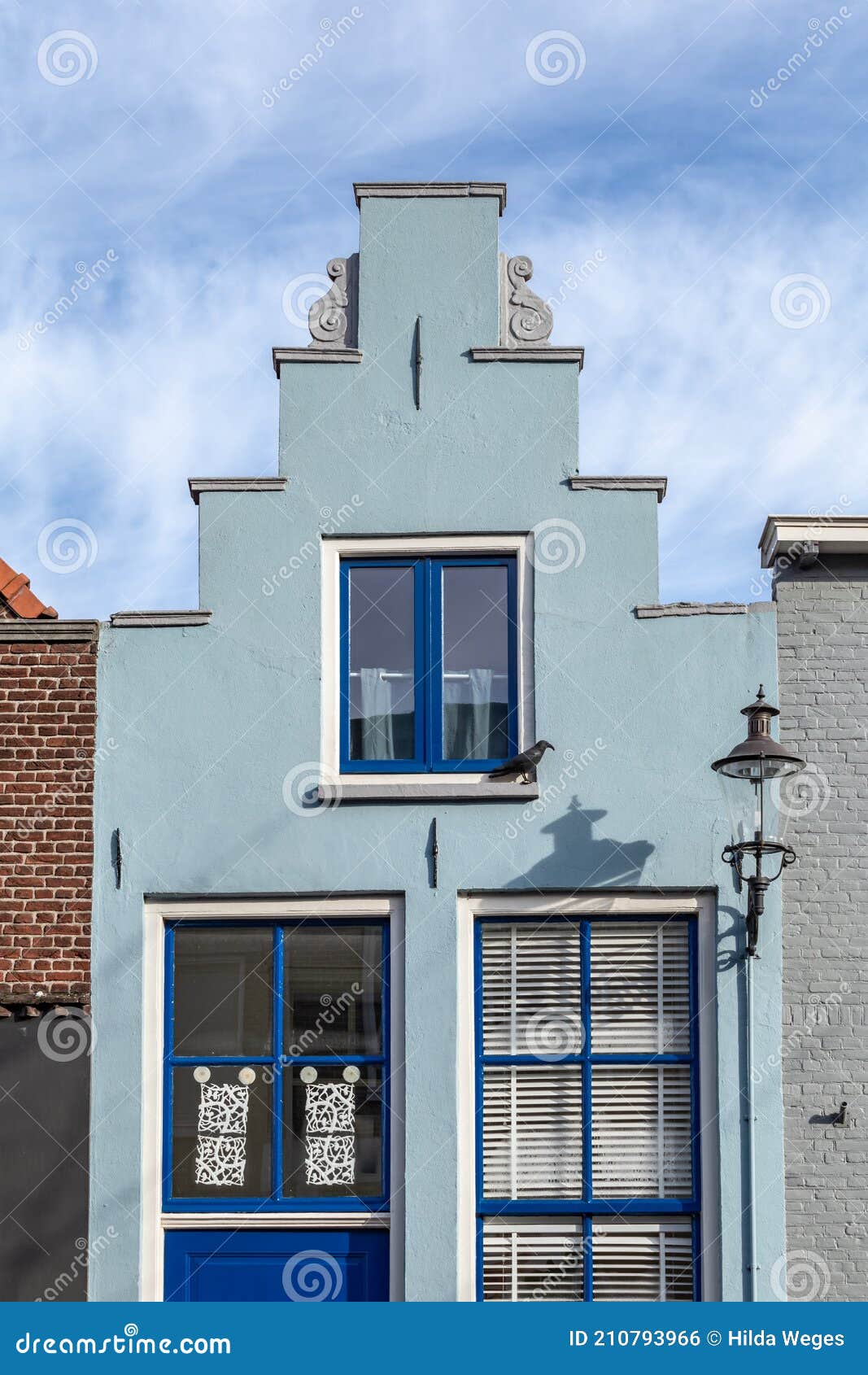 Dutch Gable house stock photo. Image of urban, house - 210793966