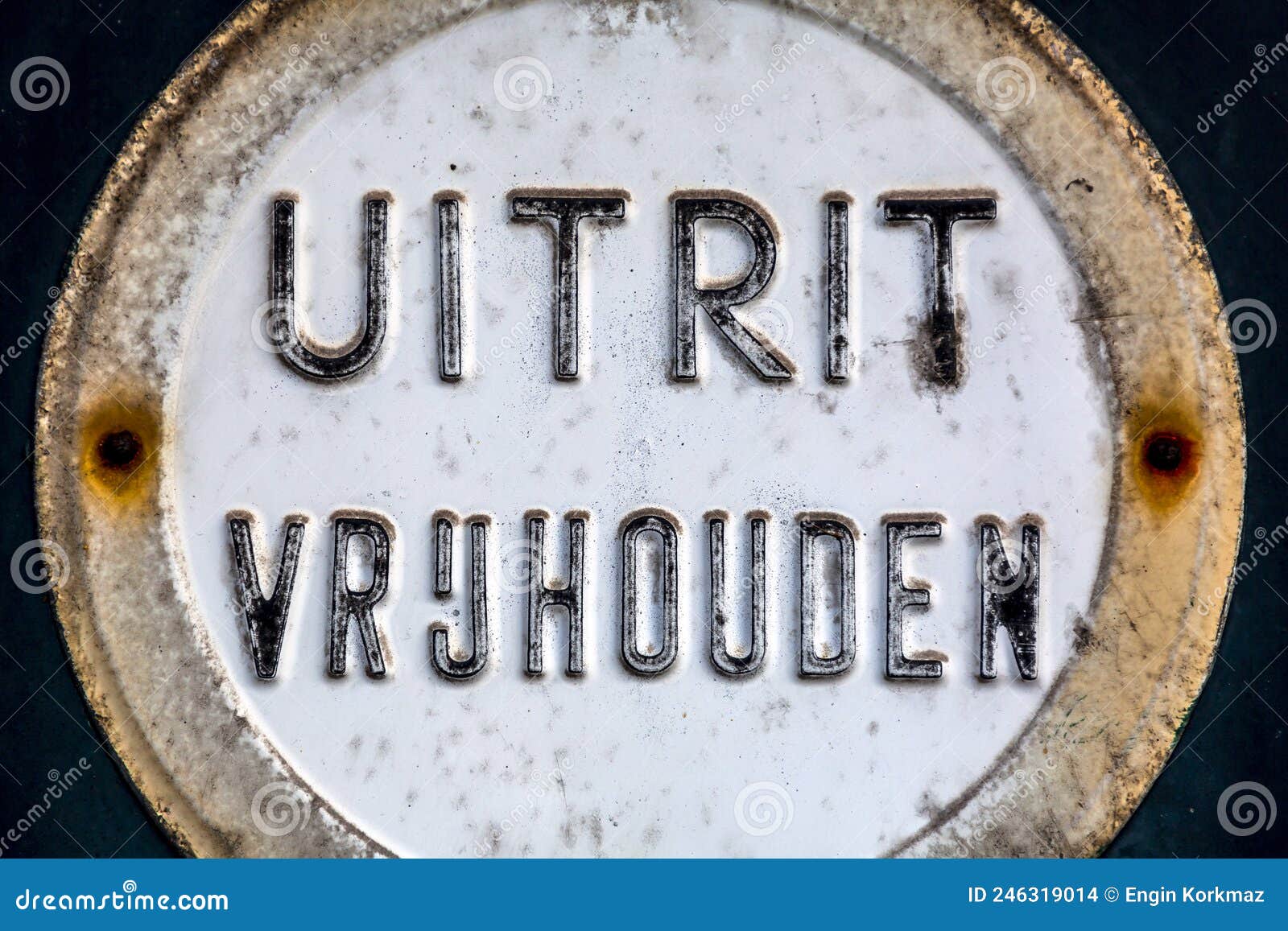 Door With Warning Sign Royalty-Free Stock Photography | CartoonDealer ...