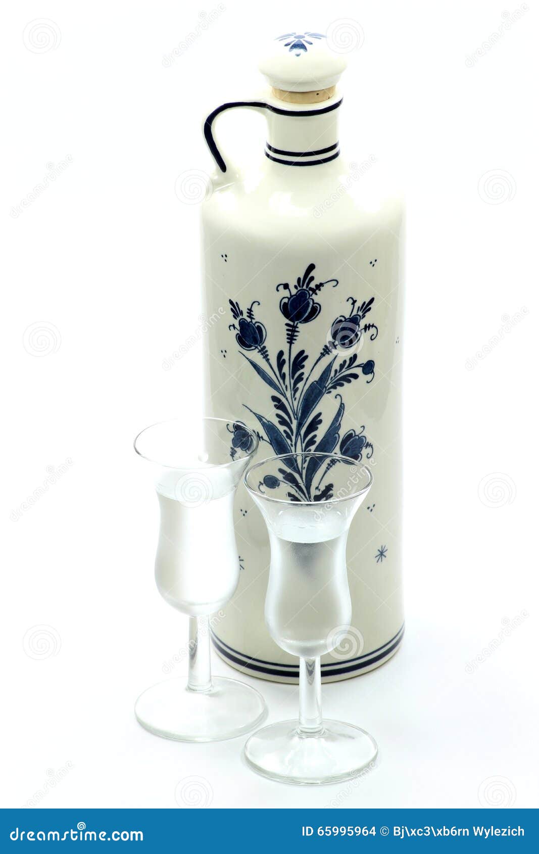 Dutch gin stock photo. Image of delftware, delft, jenever - 65995964