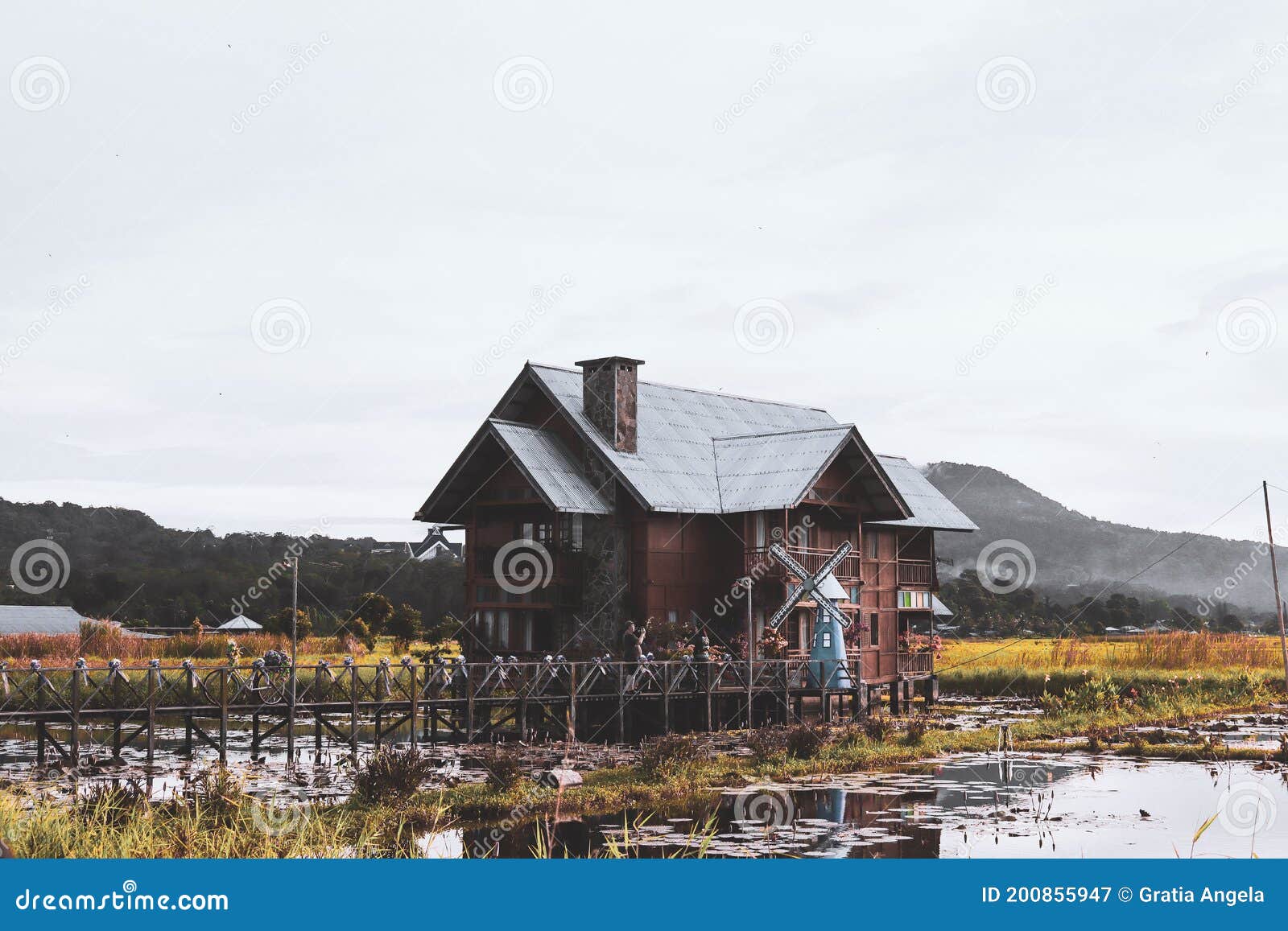 Dutch Heritage House in Indonesia Stock Image - Image of indonesia ...