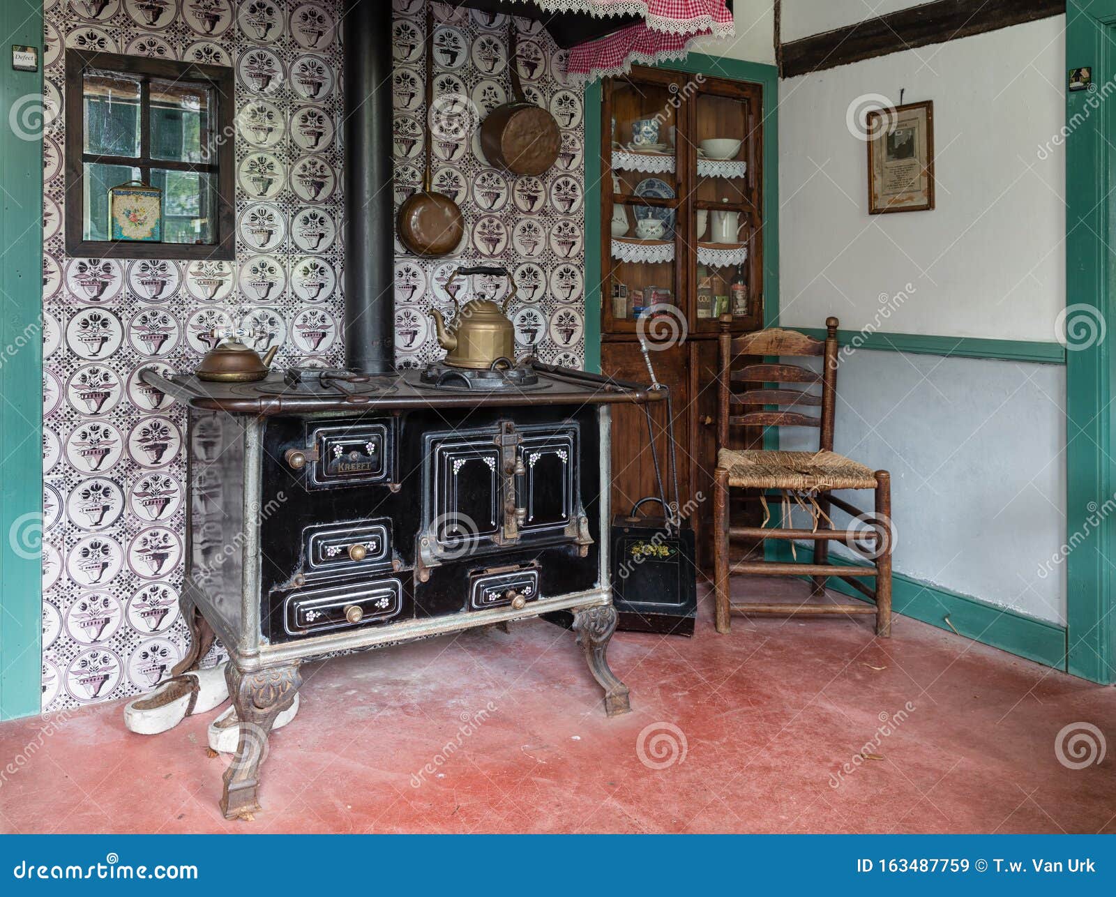 Dutch Heritage Museum with Kitchen Interior Old Farmhouse Editorial ...
