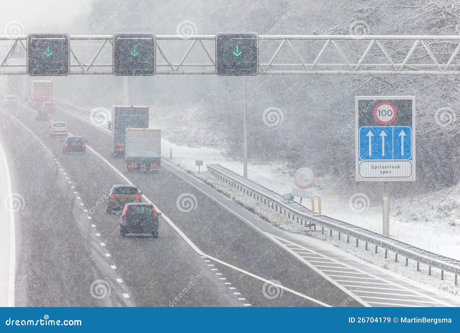 Dutch Highway Exit Sign With Tourist Directions Royalty-Free Stock ...