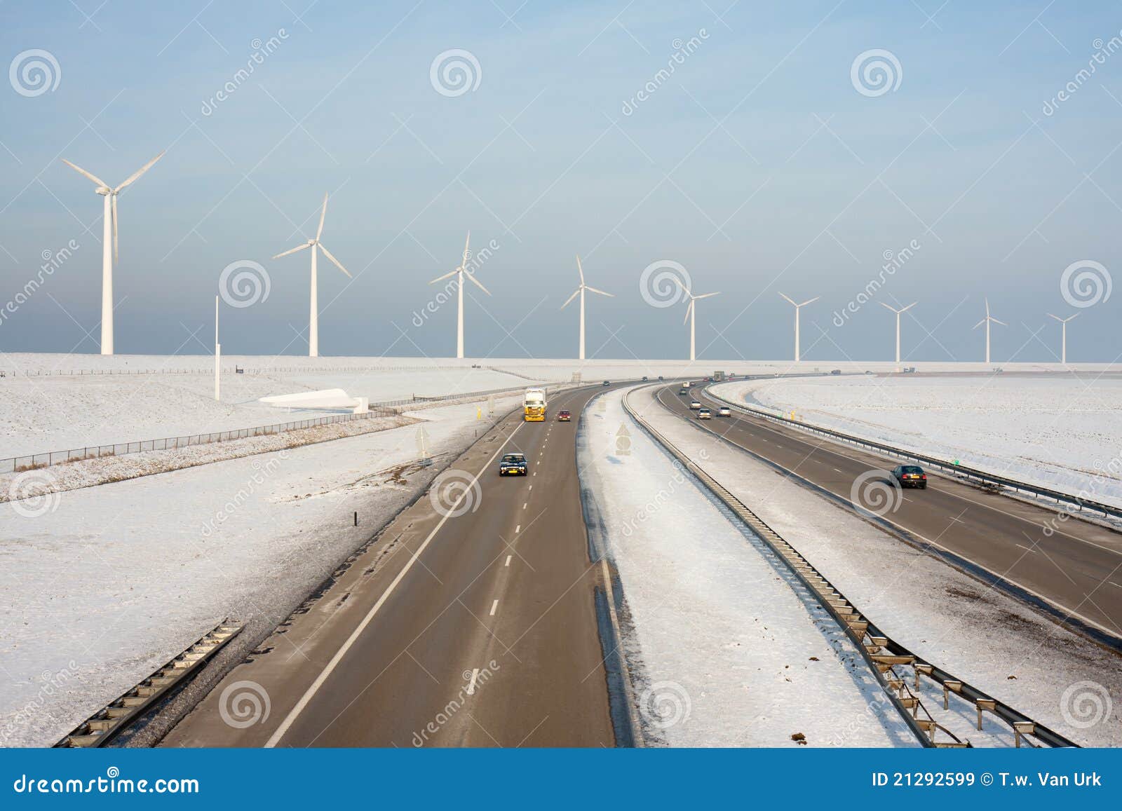 Dutch Highway Exit Sign With Tourist Directions Royalty-Free Stock ...