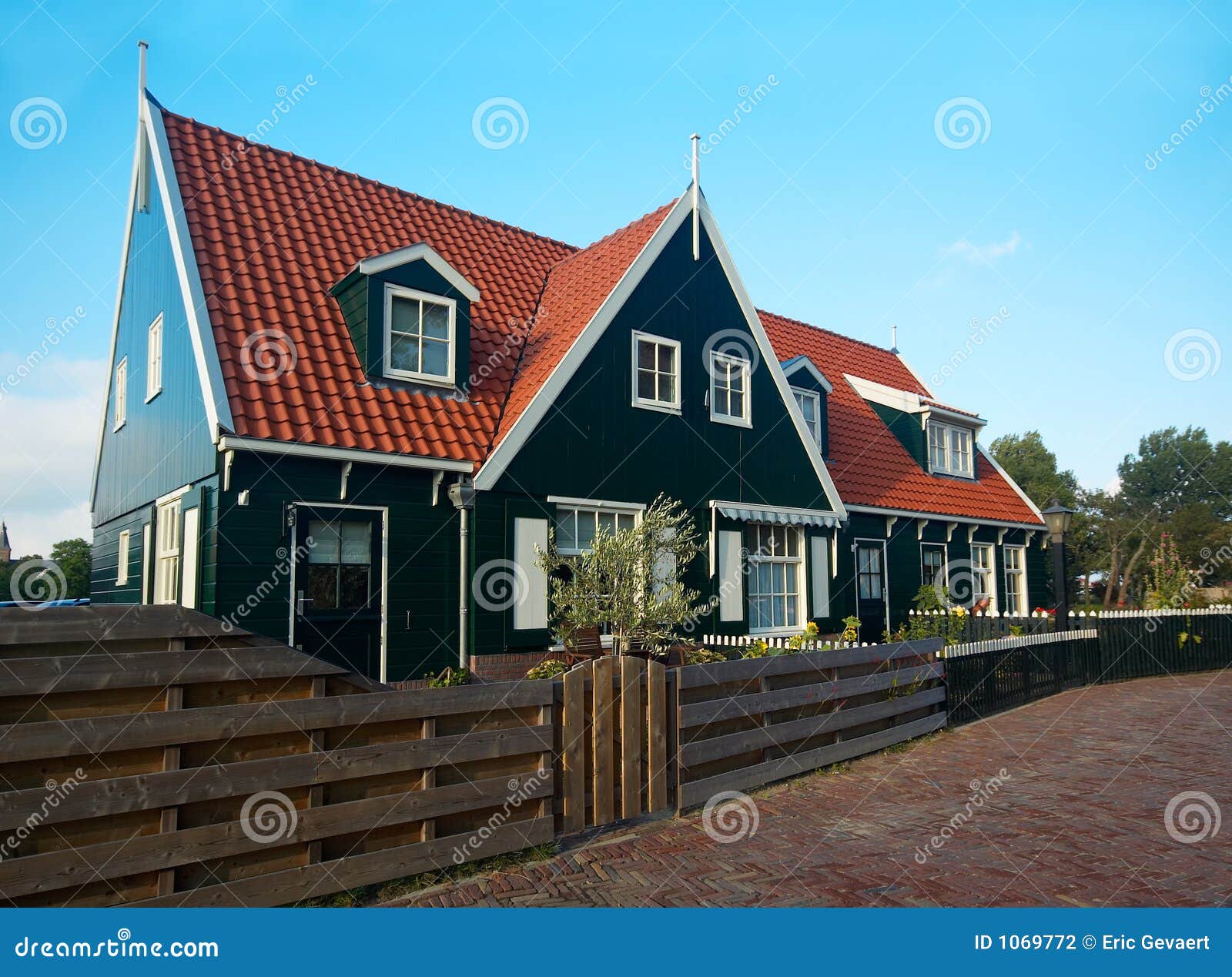 Dutch house stock photo. Image of house, country, property - 1069772