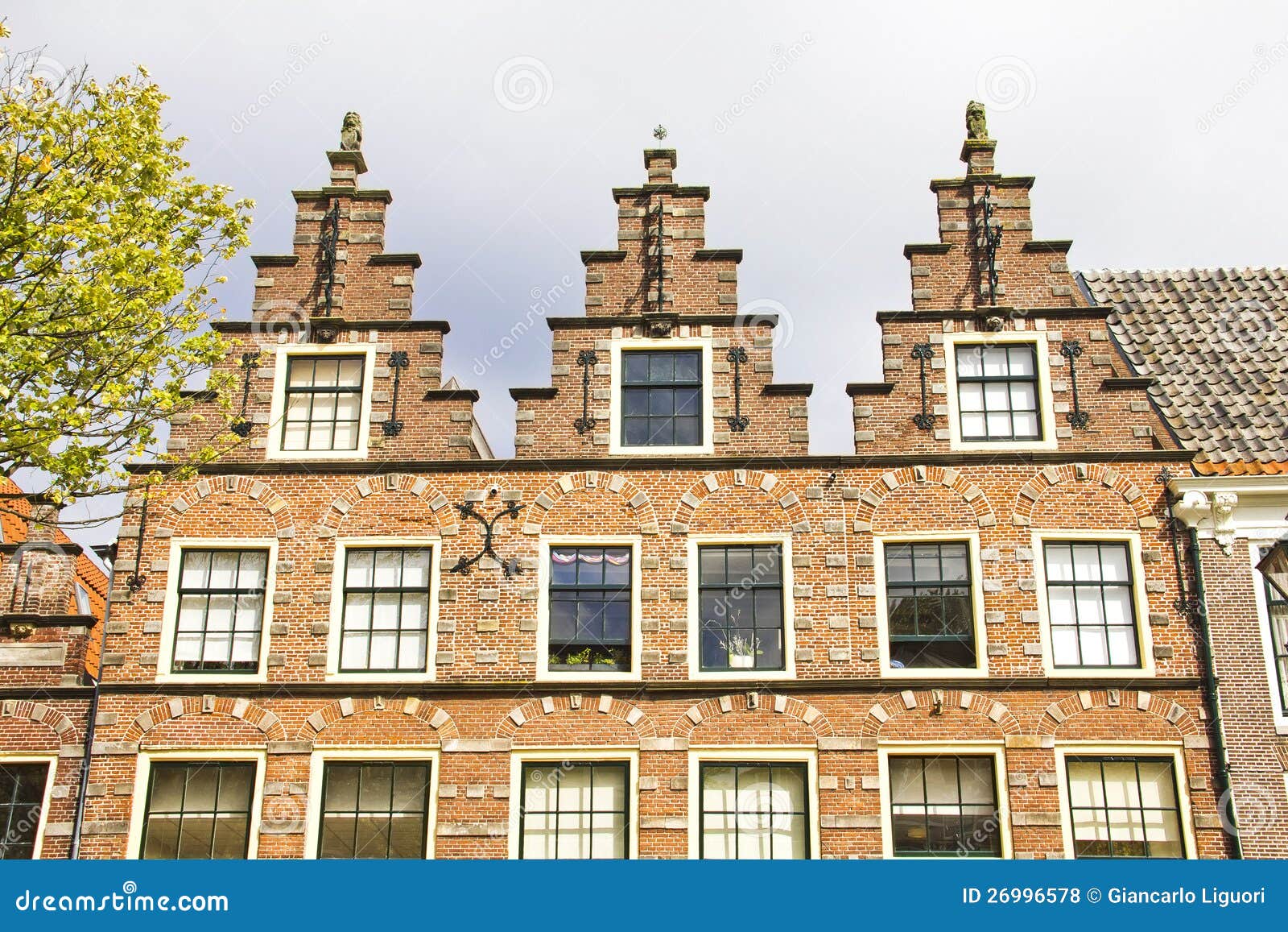 Dutch houses stock photo. Image of europe, european, brick - 26996578