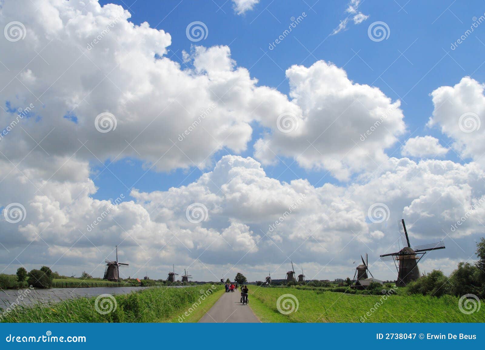 Dutch landscape stock image. Image of netherlands, canal - 2738047