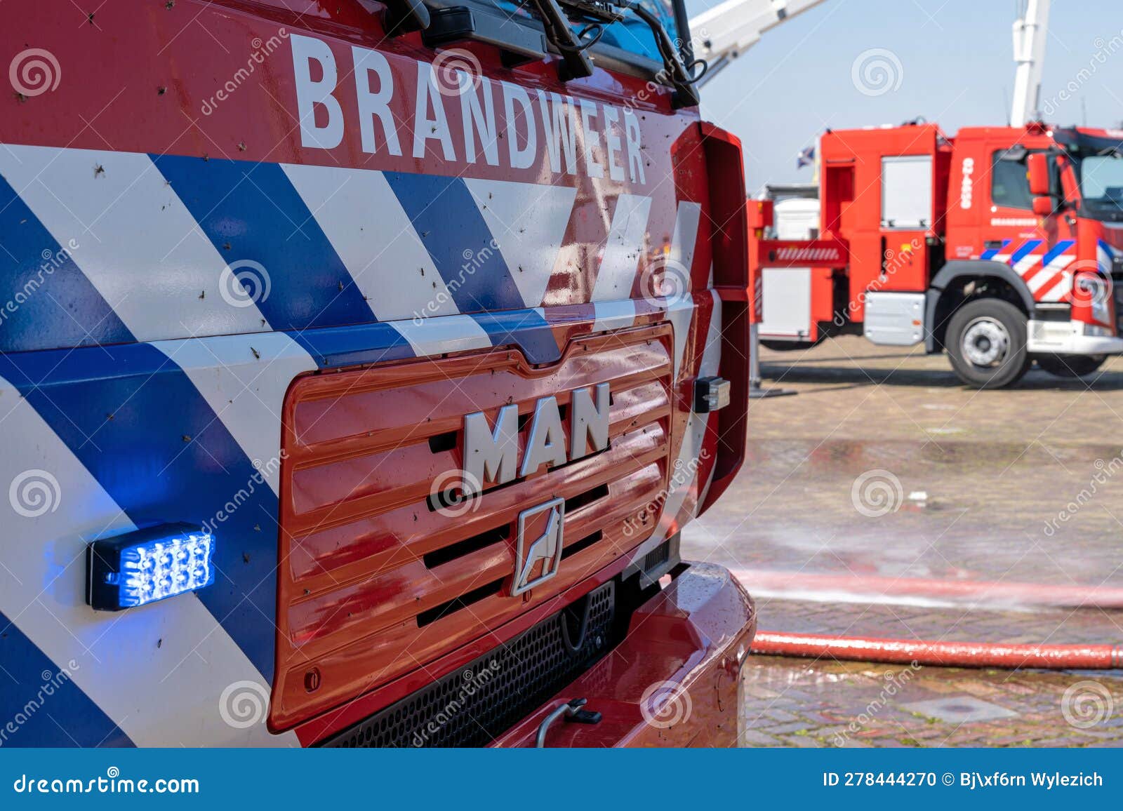Dutch fire engine editorial image. Image of rescue, national - 278444270