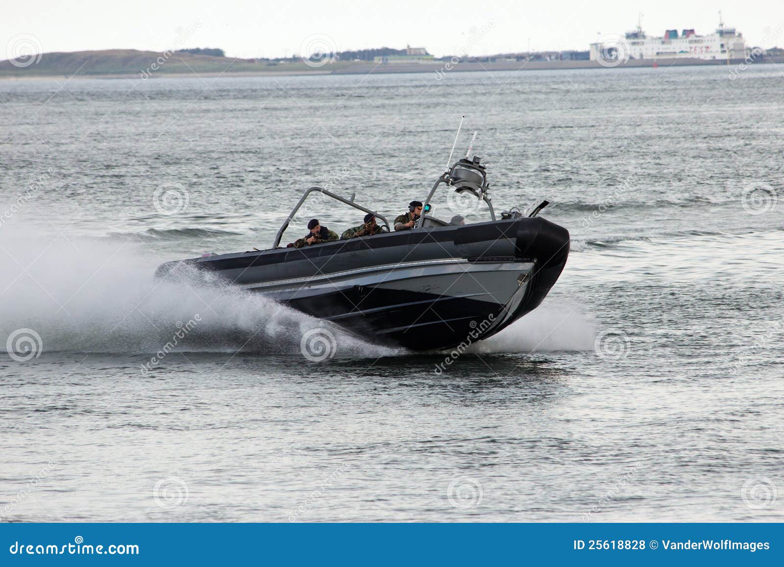 Dutch Marines speedboat editorial stock photo. Image of naval - 25618828