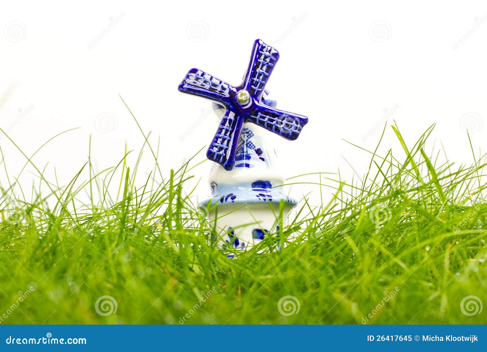 Dutch Mini Porcelain Windmill Stock Image - Image of colorful, detail ...