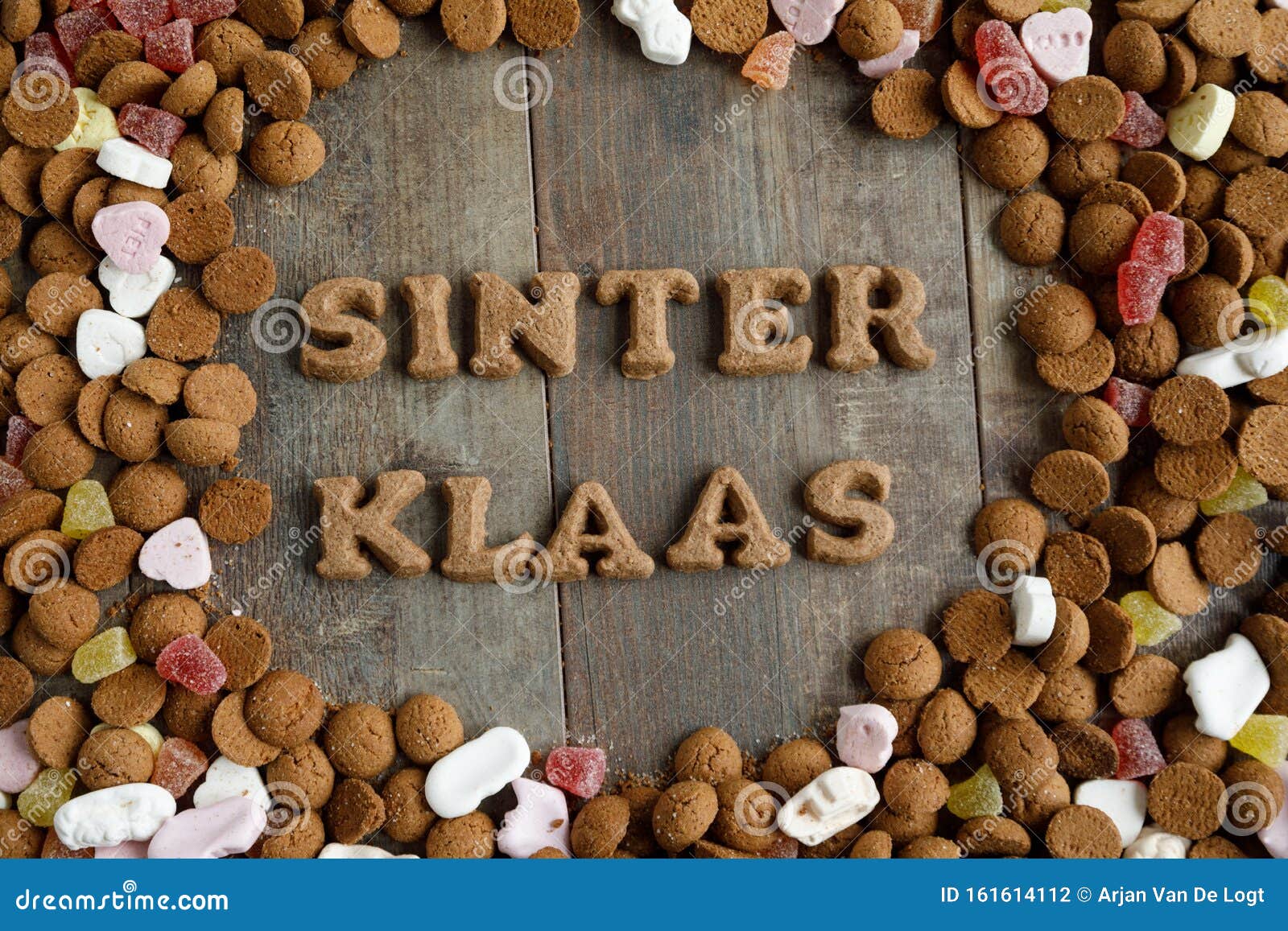 Dutch Mixed Candy and Pepernoten Eaten during Sinterklaas Feast Stock ...