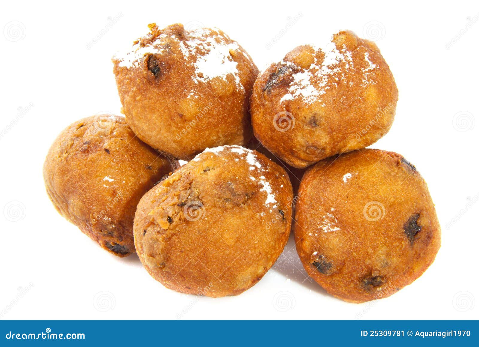 Dutch oliebollen stock image. Image of year, typical - 25309781