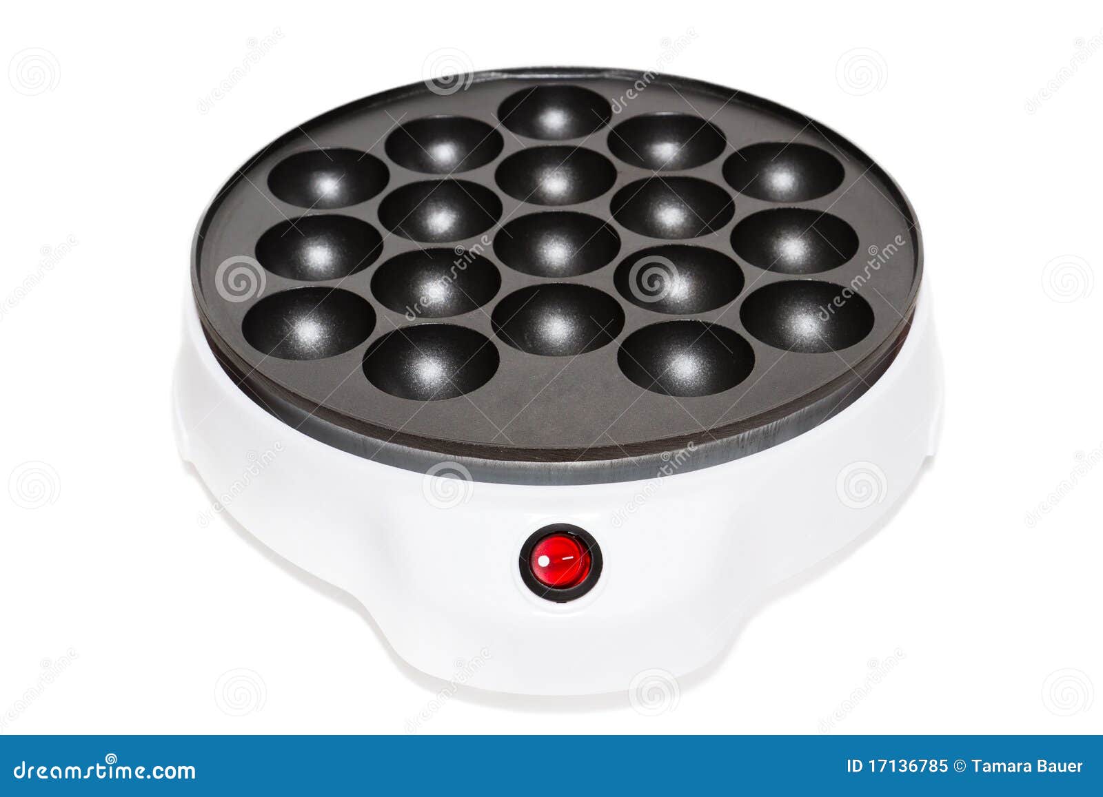 Dutch Pancake Maker on White Stock Image - Image of white, metal: 17136785