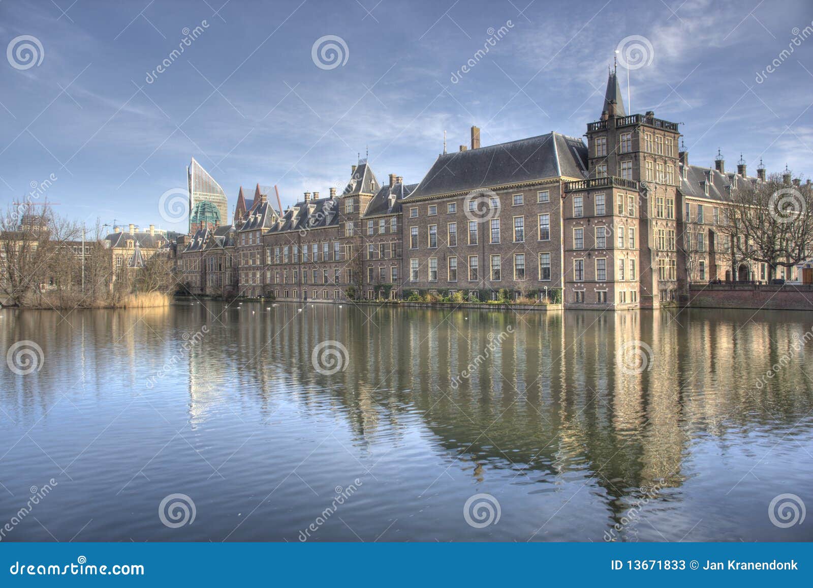 Dutch Parliament stock image. Image of haag, water, politics - 13671833