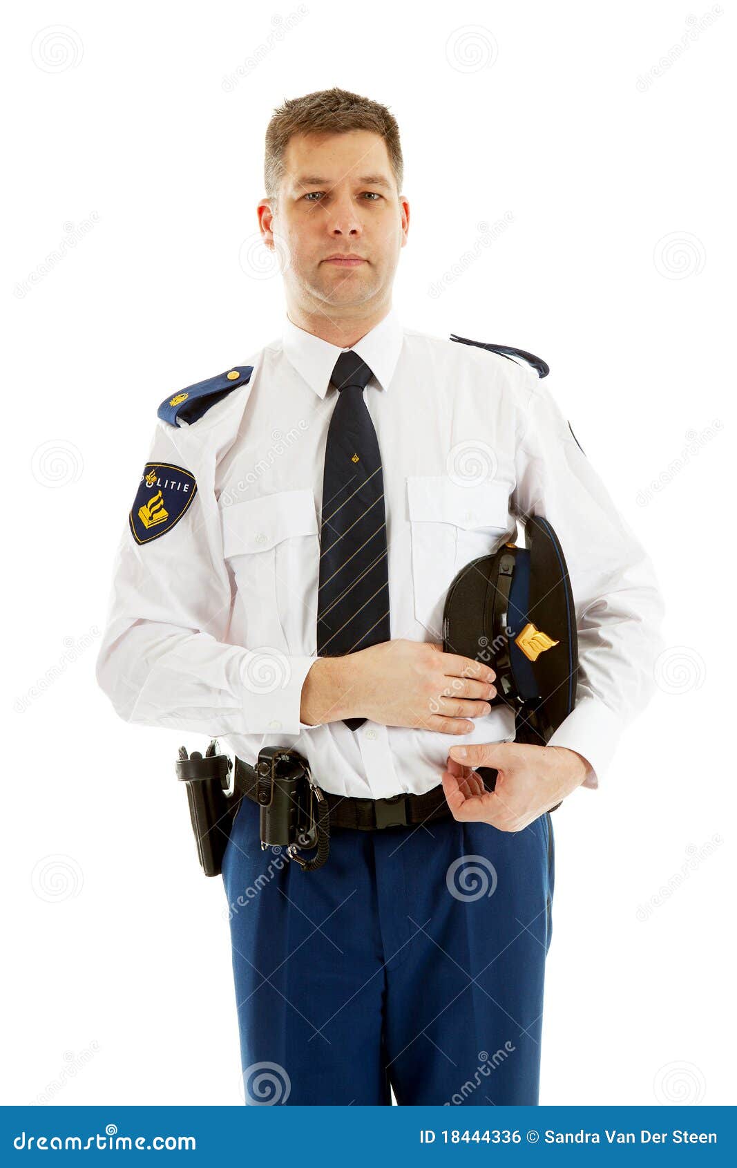 Dutch police officer stock photo. Image of male, looking - 18444336