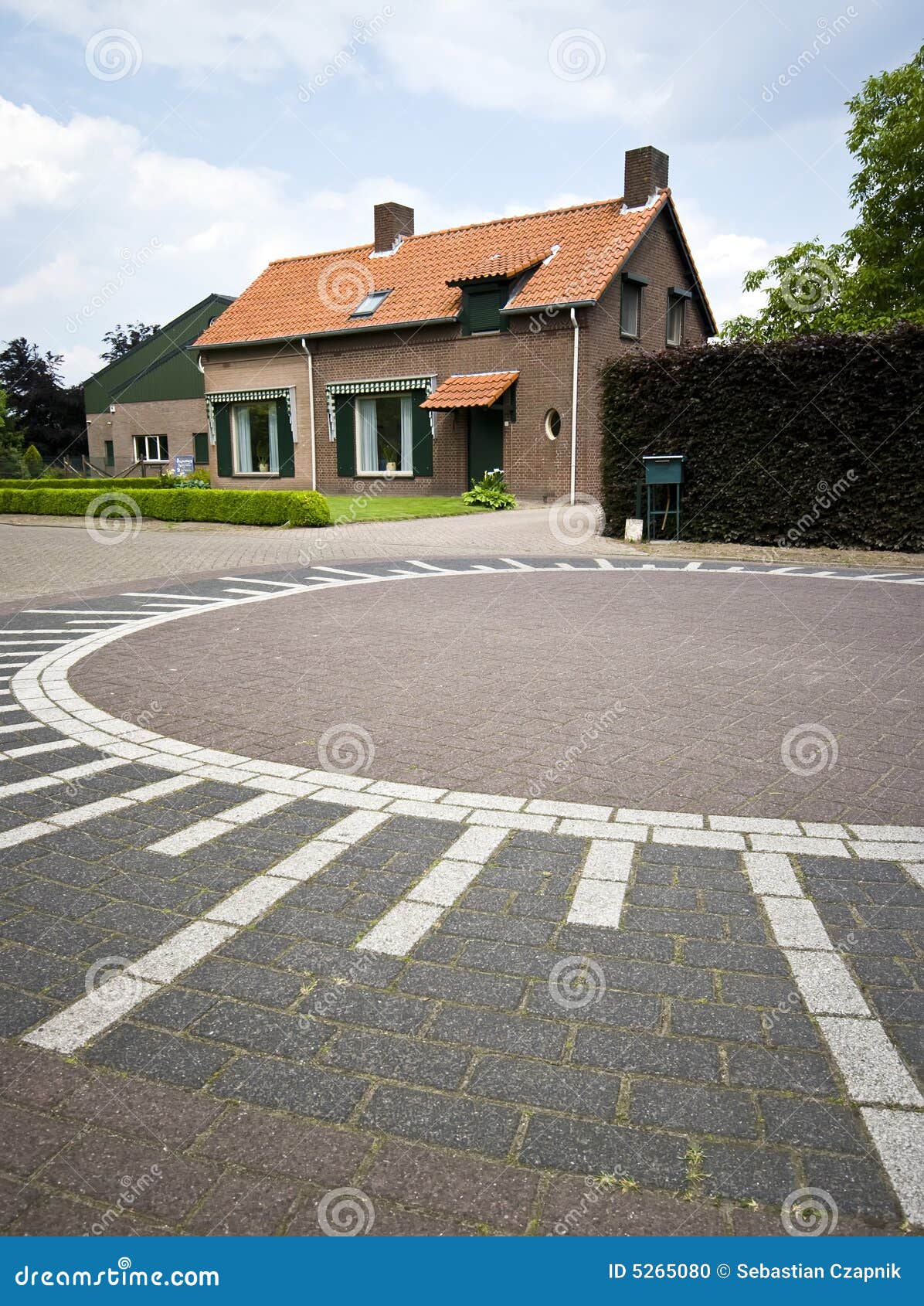 Dutch roundabout stock photo. Image of architecture, circle - 5265080