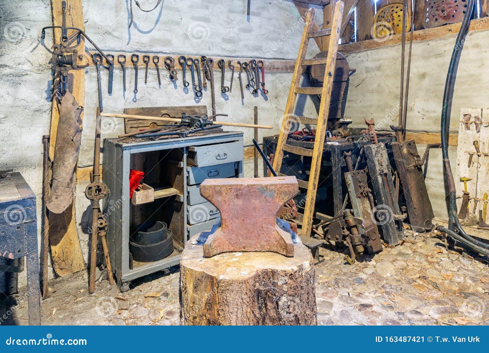 Historical Tools. An Old, Hand-operated, Sharpening Tool - A Grindstone ...
