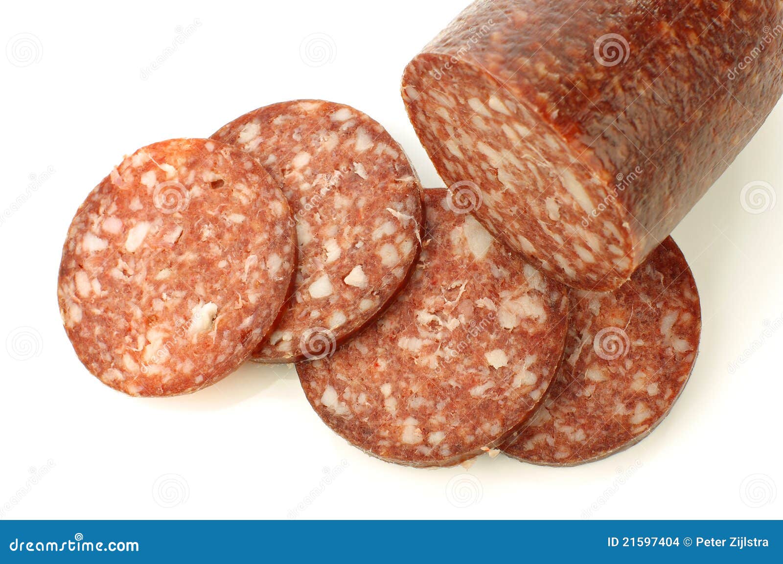 Dutch Sausage Called Boerenmetworst Stock Photo - Image of gastronomy ...