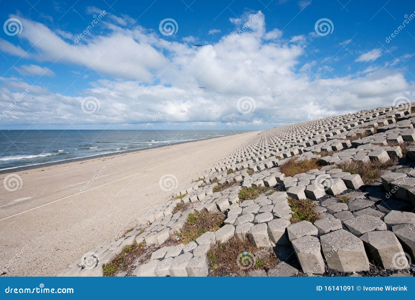 Dutch sea stock image. Image of pattern, stones, holland - 16141091