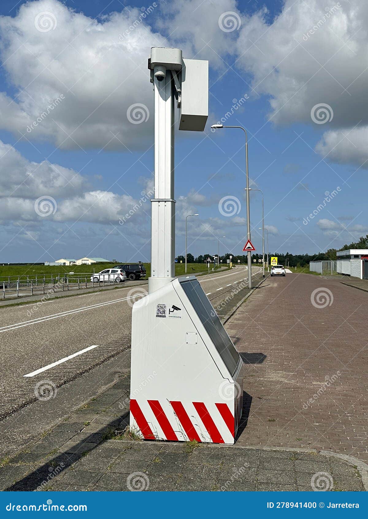 Dutch Semi-permanent Mobile Speed Camera Editorial Image - Image of ...