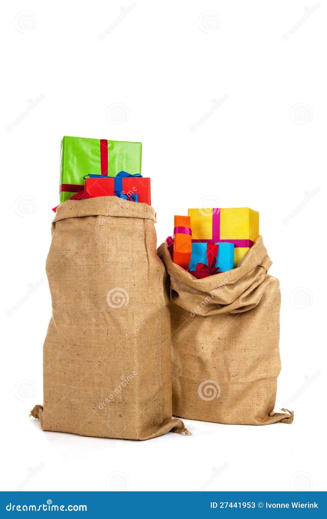 Dutch Sinterklaas presents stock image. Image of jute - 27441953