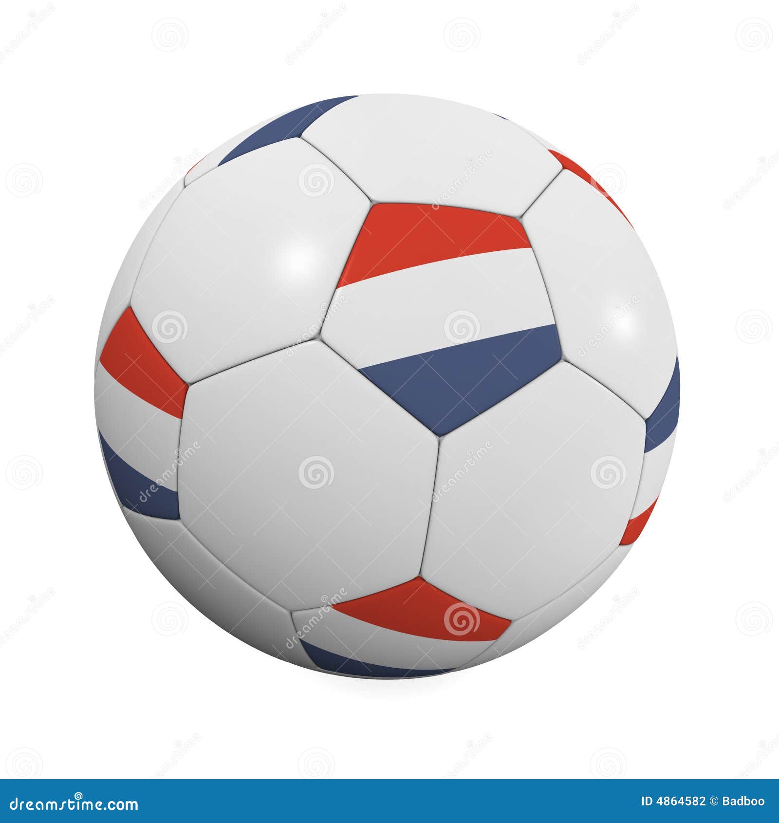 Dutch Soccer Ball stock illustration. Illustration of ball - 4864582