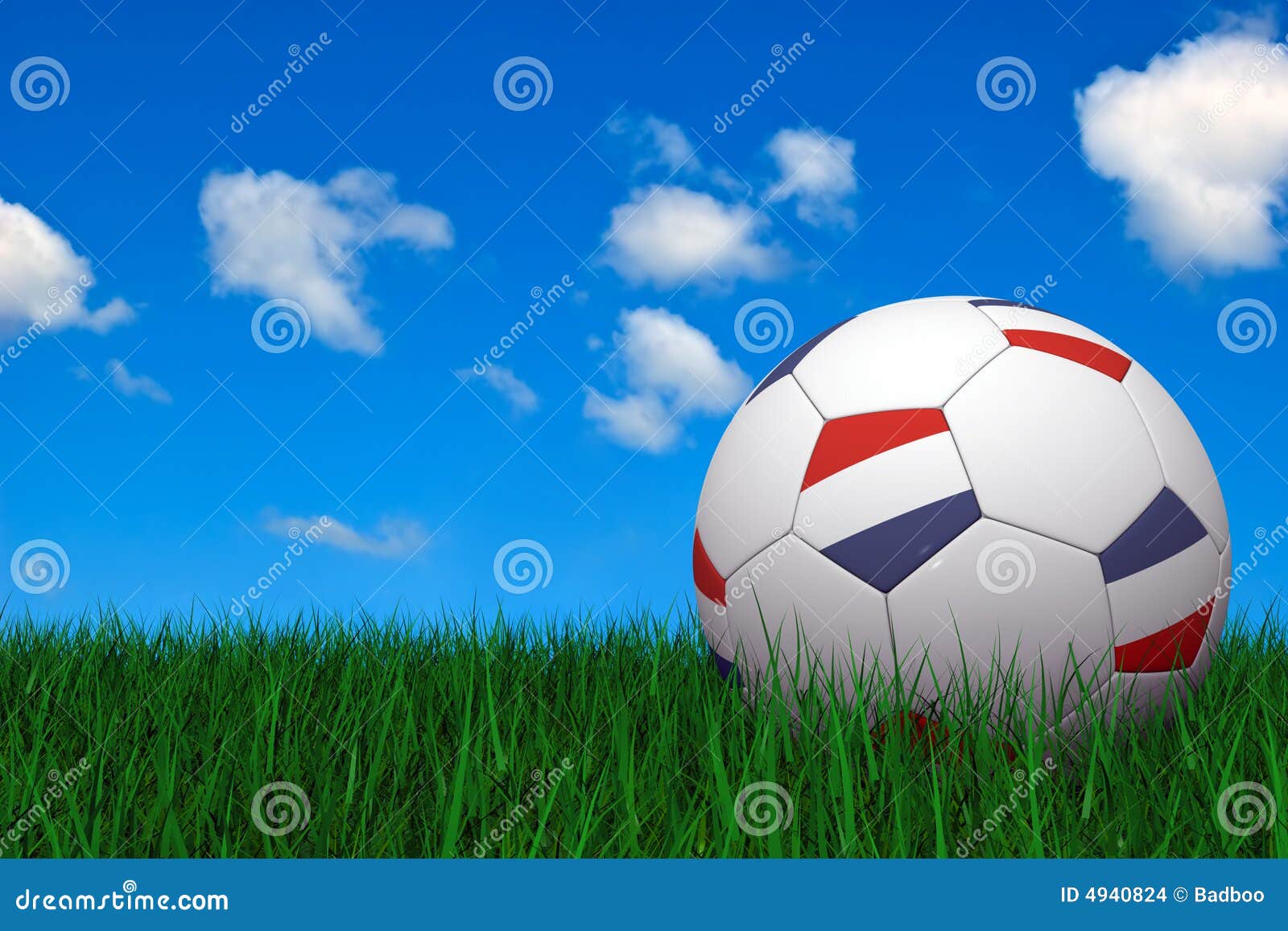 Dutch soccer ball stock illustration. Illustration of ball - 4940824