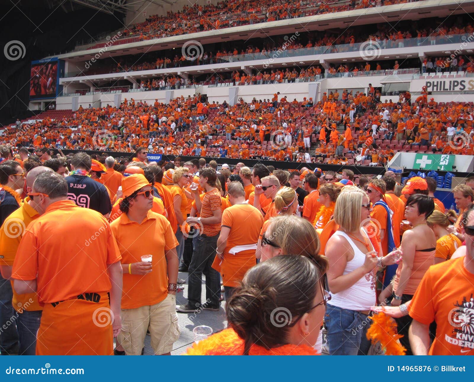 Dutch Soccer Fans editorial photo. Image of goal, world - 14965876
