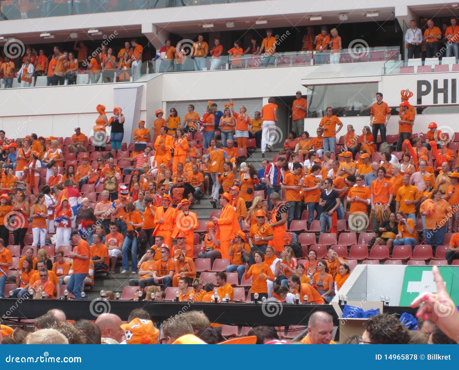 Dutch Soccer Fans editorial stock photo. Image of holland - 14965878