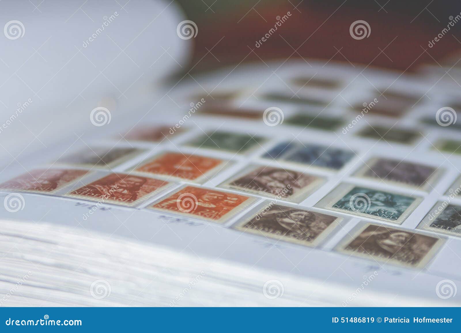 Dutch stamps editorial stock image. Image of paper, decay - 51486819