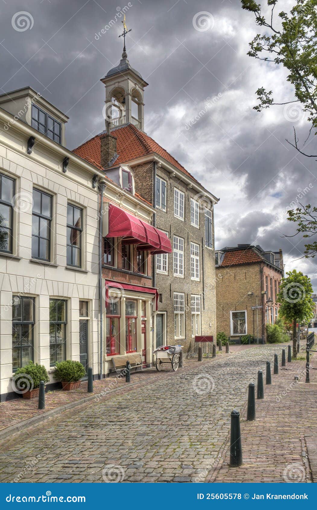 Dutch Street stock photo. Image of schiedam, travel, europe - 25605578