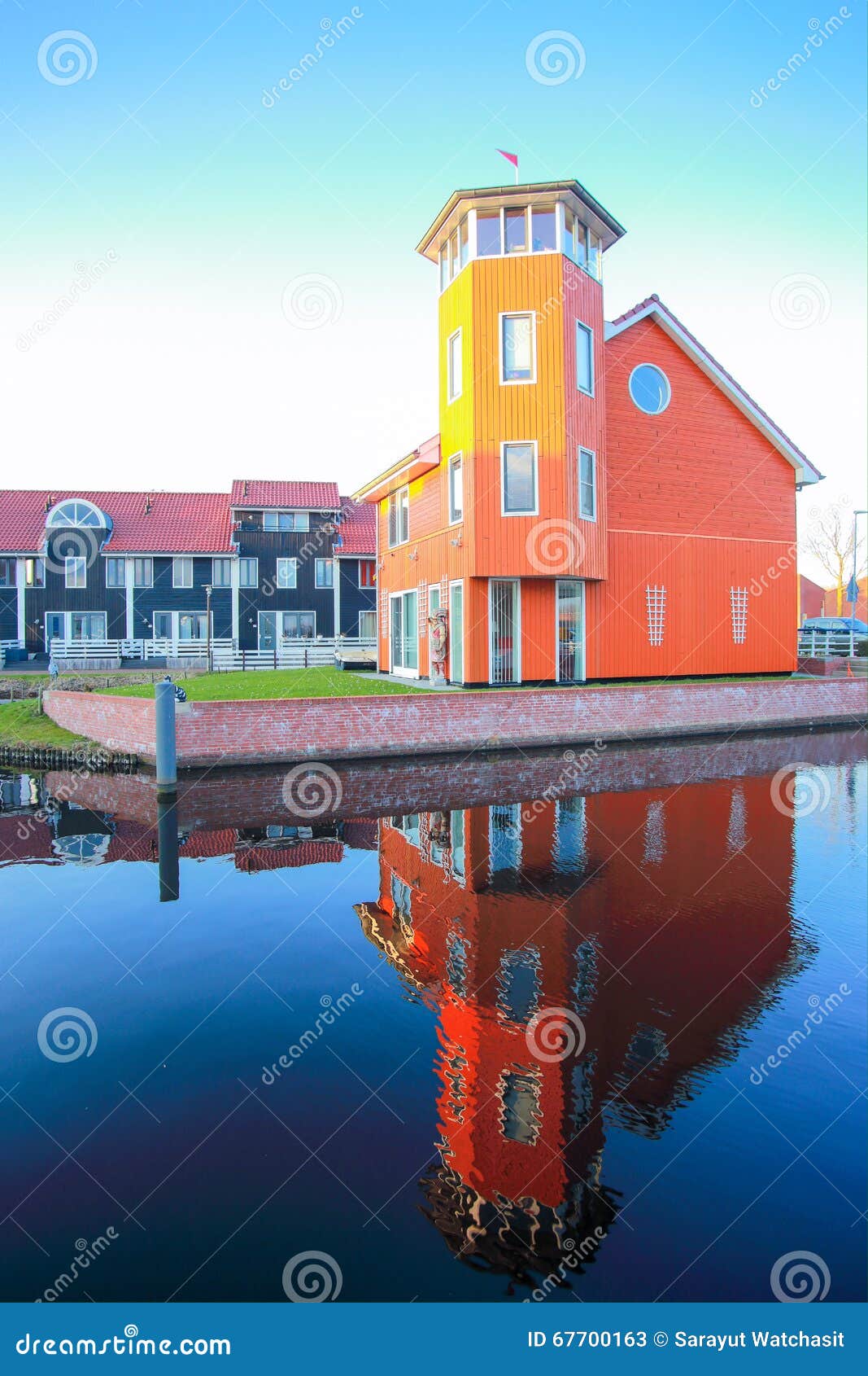 Dutch style house stock image. Image of dutch, colorful - 67700163