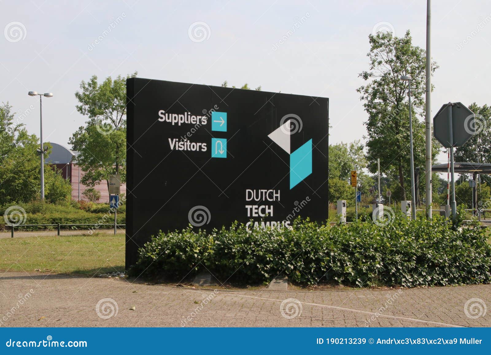 Dutch Tech Campus Site Along Motorway A12 in Zoetermeer the Netherlands ...