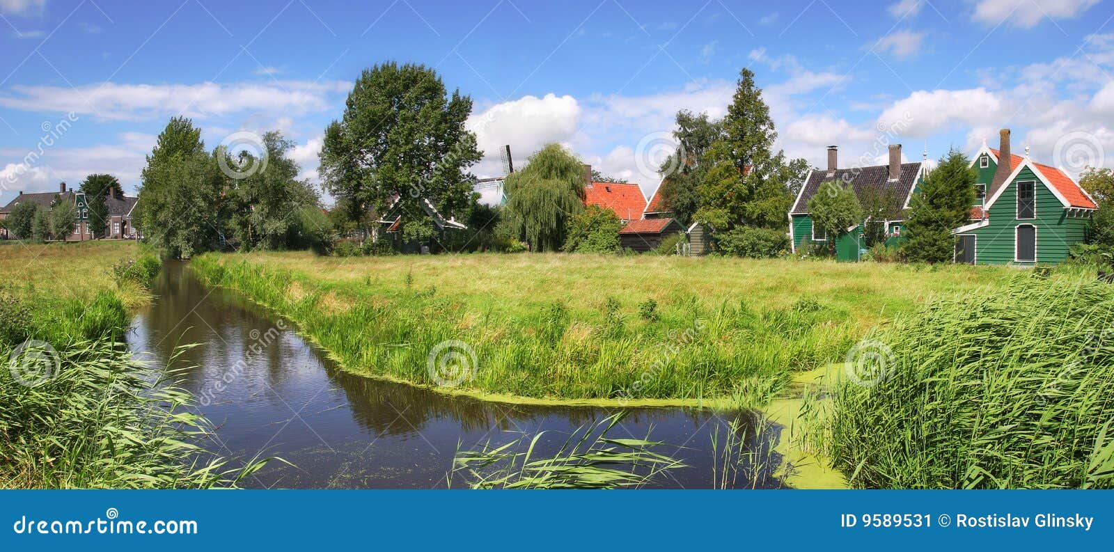 Dutch Village. stock image. Image of famous, holland, rural - 9589531