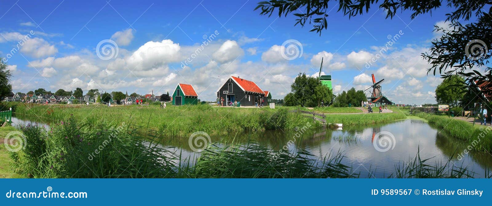 Dutch Village. stock image. Image of panoramic, outdoor - 9589567