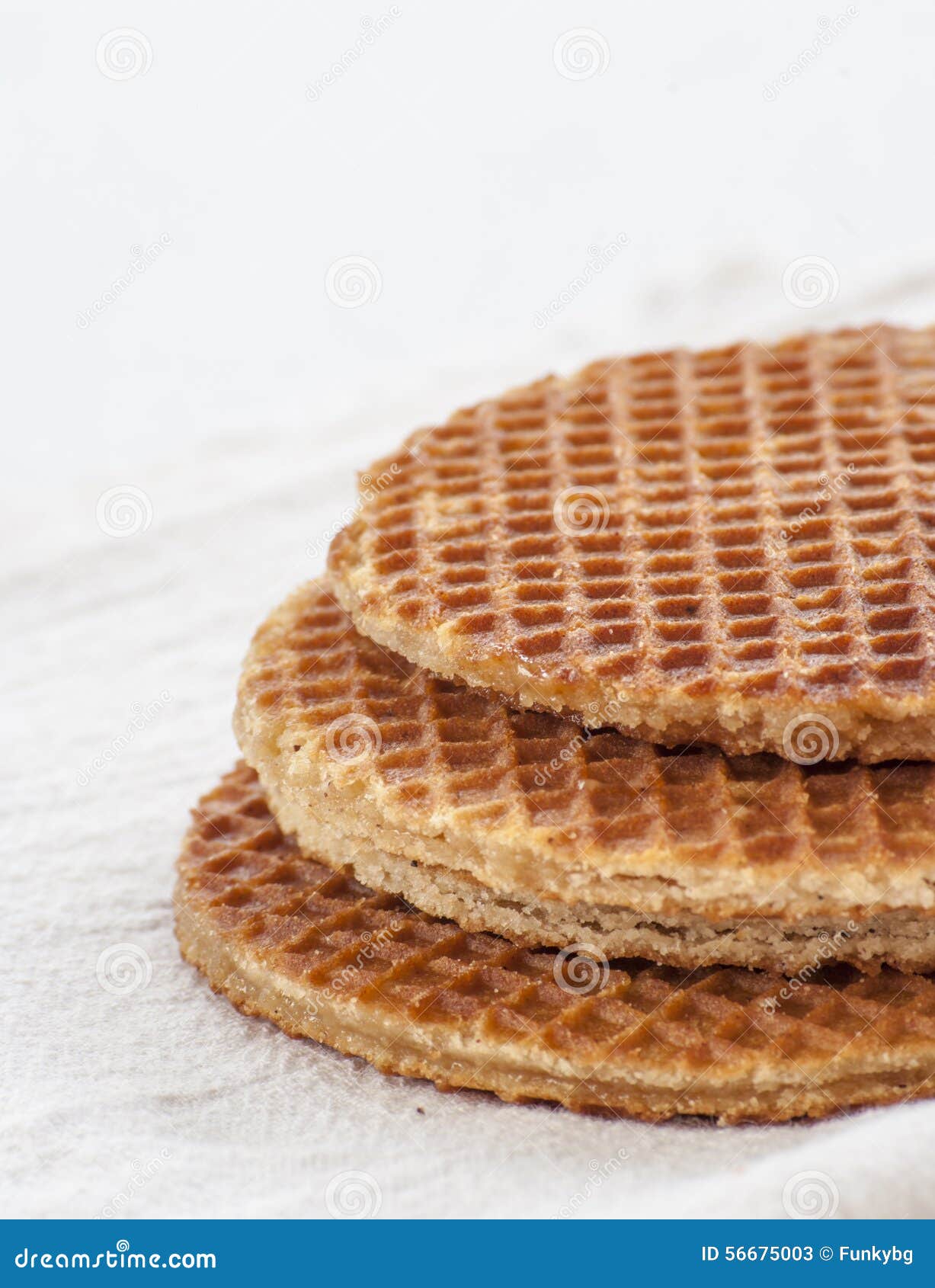 Dutch Waffles close up stock image. Image of butter, gourmet - 56675003