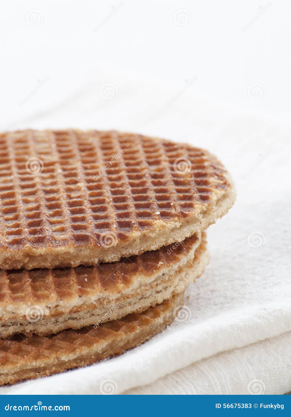Dutch Waffles close up stock image. Image of bakery, filling - 56675383